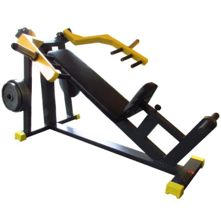 Banco press pecho inclinado convergente para discos - JBH Fitness